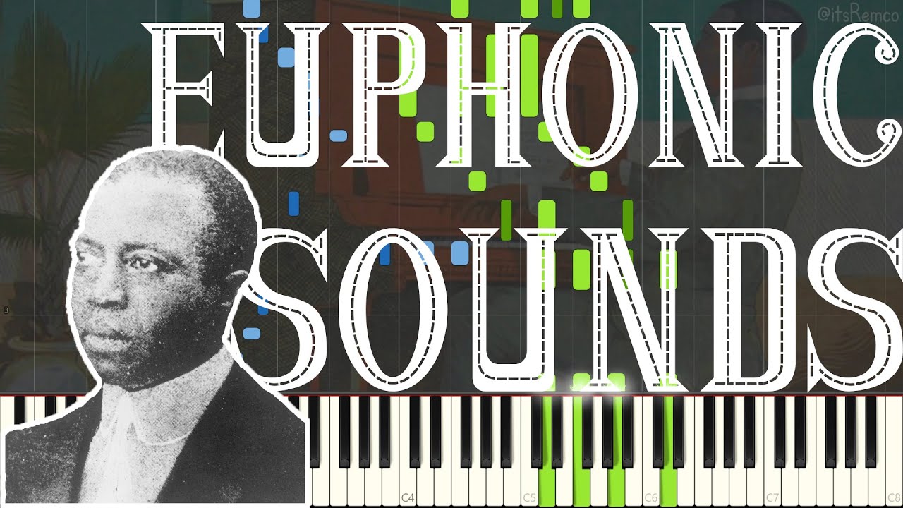 Scott Joplin - Euphonic Sounds 1909 (Ragtime Piano Synthesia) - YouTube
