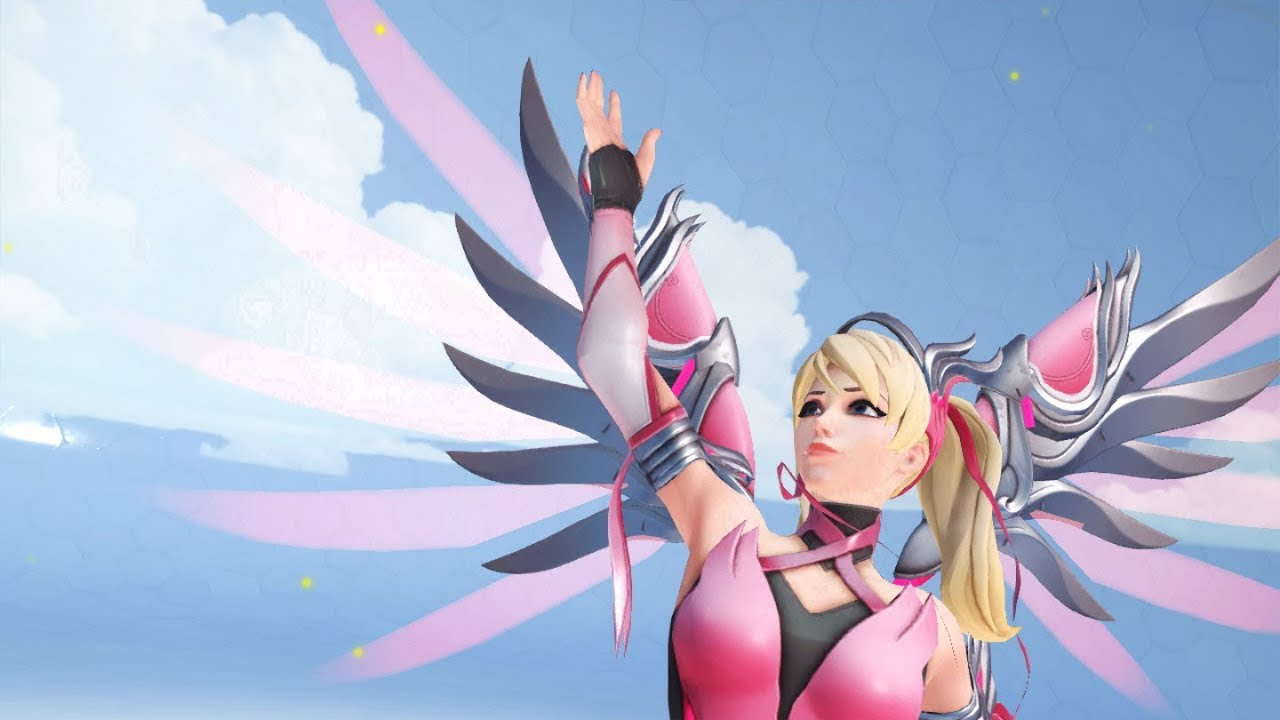 All Pink Mercy Highlight Intros and Emotes - YouTube