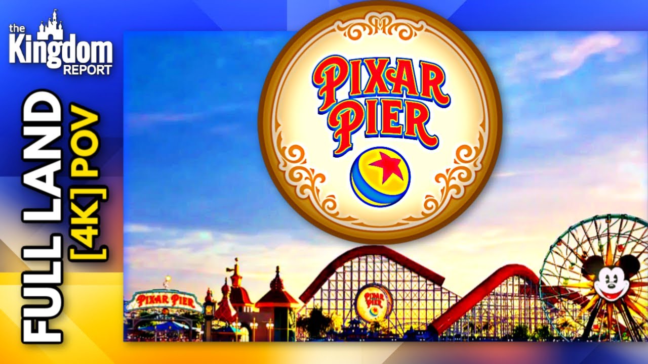 [4K] Pixar Pier Full Land POV | Disneyland Resort 2020 - YouTube