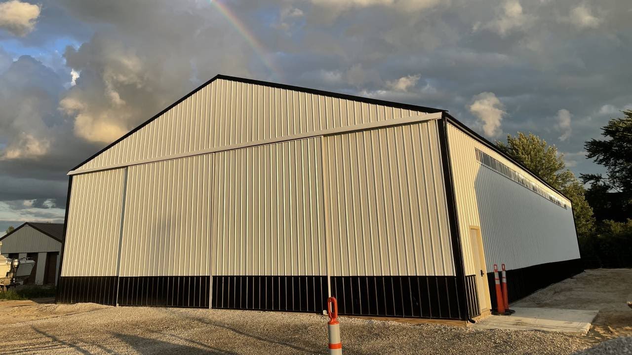 Building A 50 X 100 Storage Barn Post Frame Construction Self
