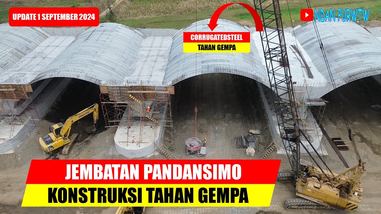 Update Proyek Jembatan Pandansimo Yogyakarta (@NDAN PURWTW) - YouTube