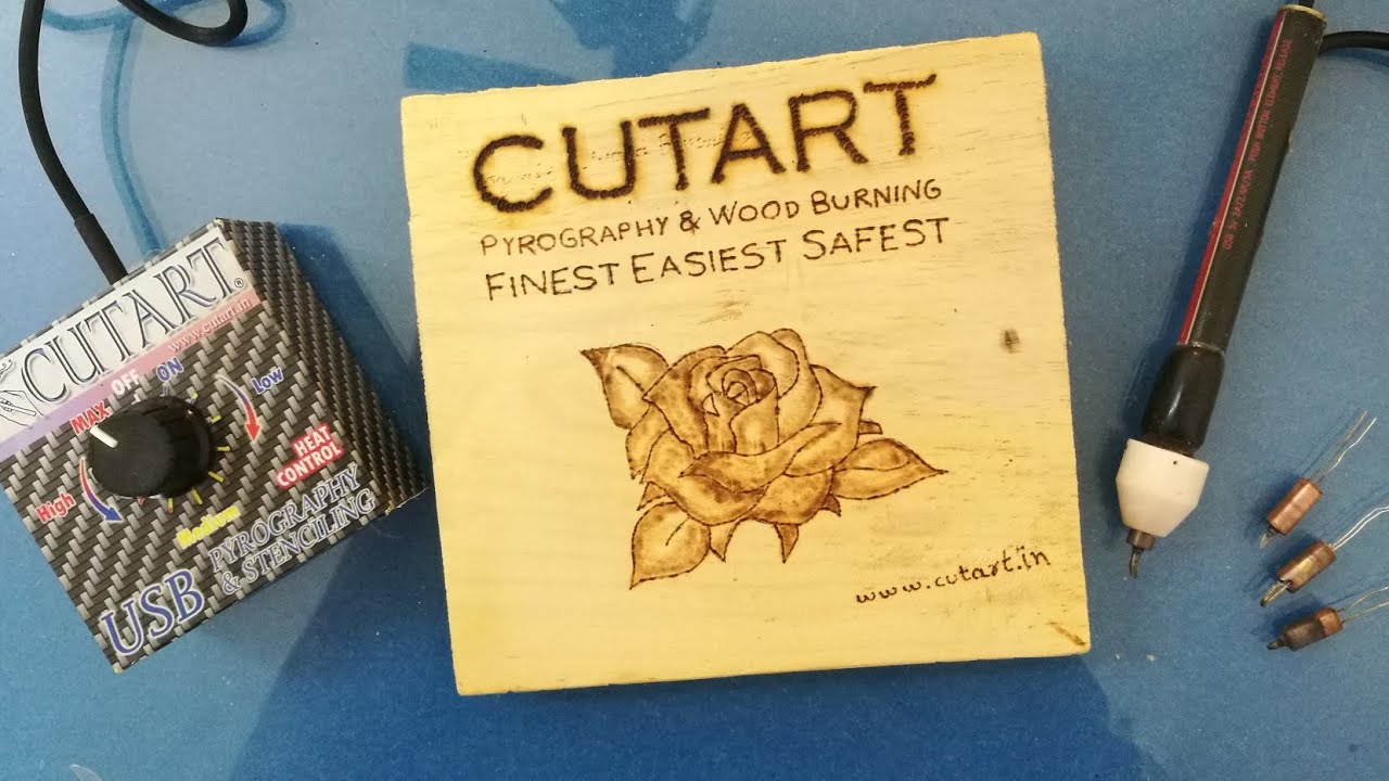 World's finest easiest and safest Cutart USB Pyrography wood burning ...