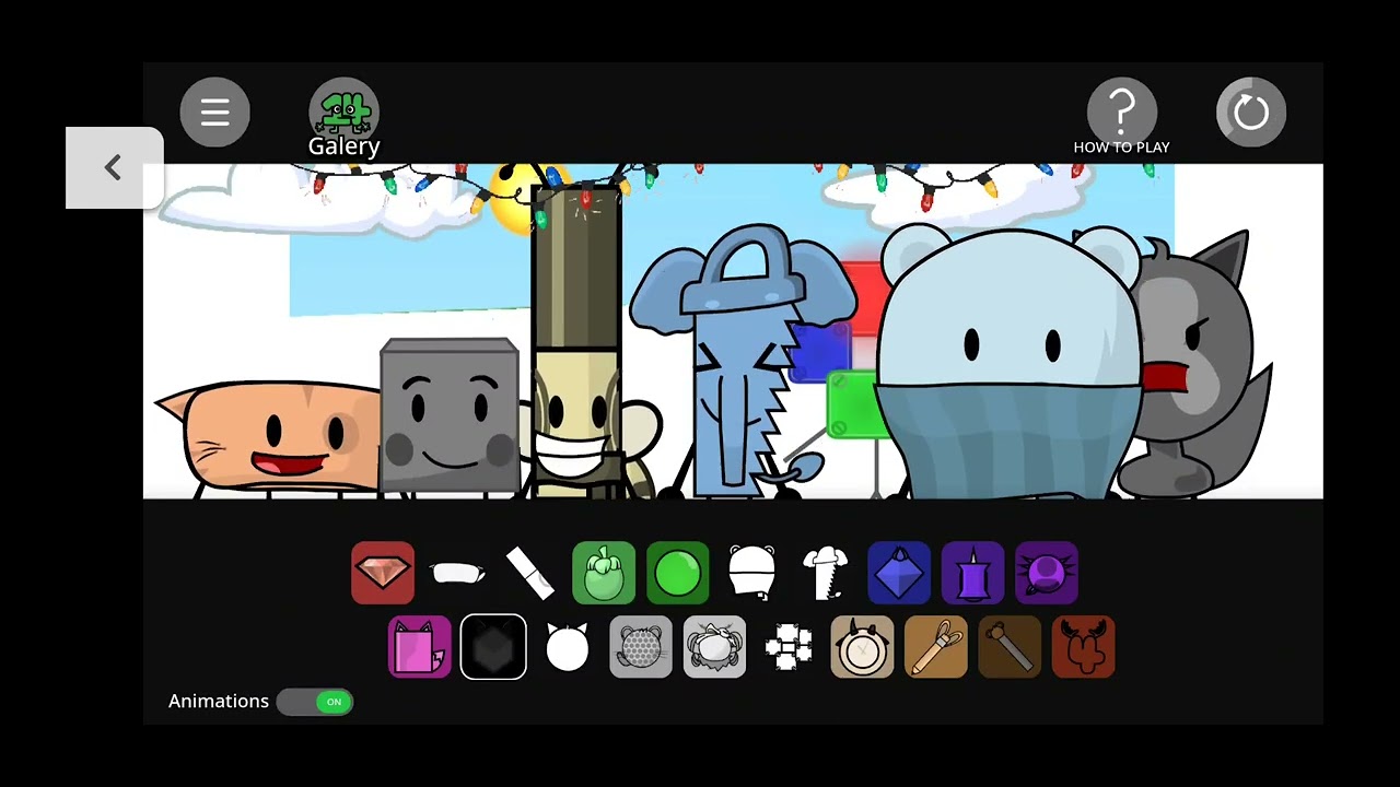 Playing Abgerny (BFDI VER + Christmas Background) - YouTube