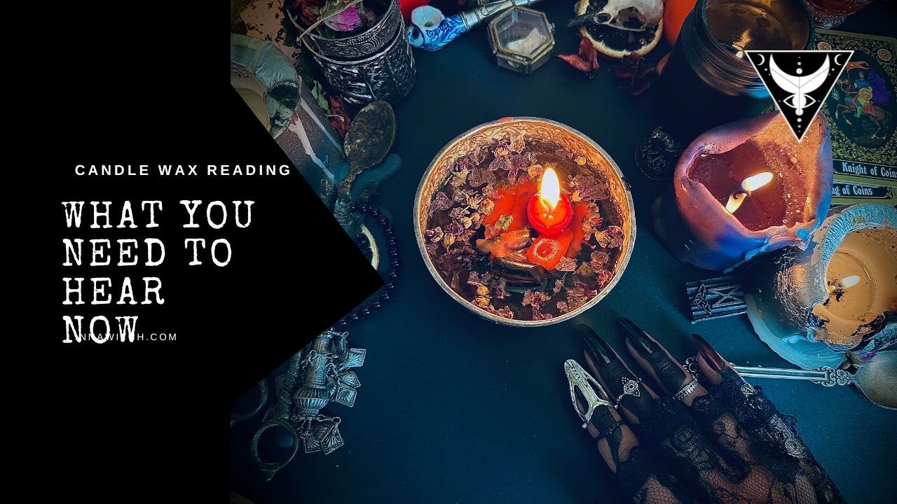 Candle Wax Reading - What You Need To Hear Now #witchcraft #candle # ...