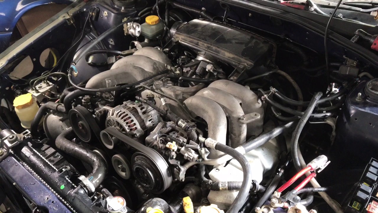 Subaru Liberty with EZ30D and manual running - YouTube