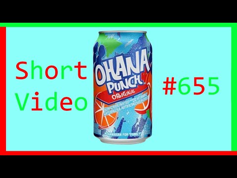655. Short Video on Ohana Punch - YouTube