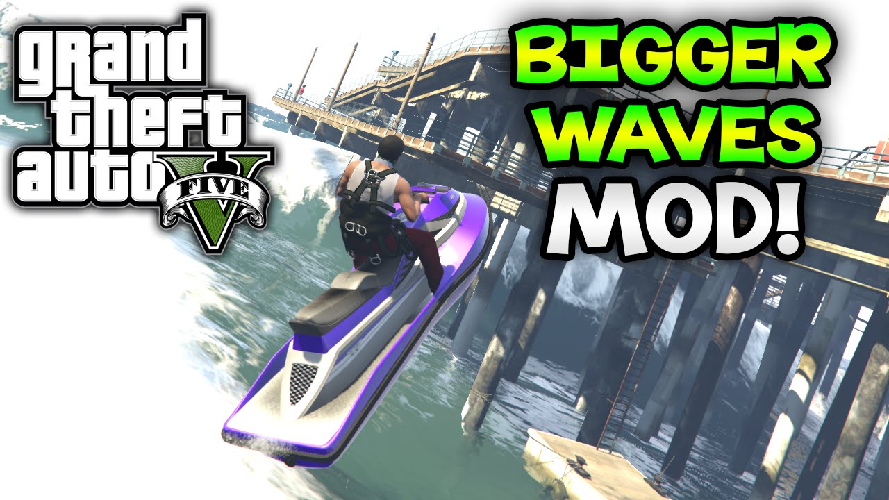 GTA 5 PC Mods - Natural Bigger Waves MOD! Super Waves In GTA 5 (GTA 5 ...