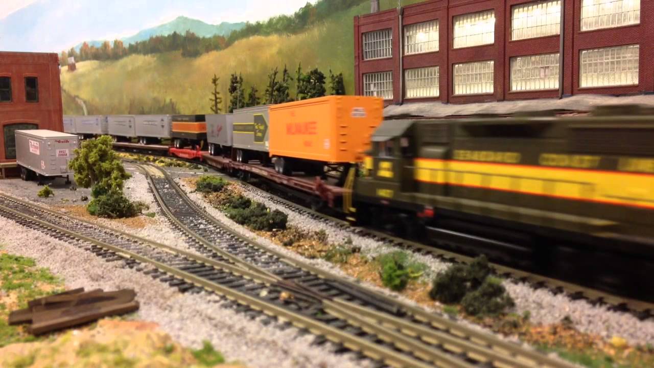 Seaboard Trailer Train 23 - YouTube