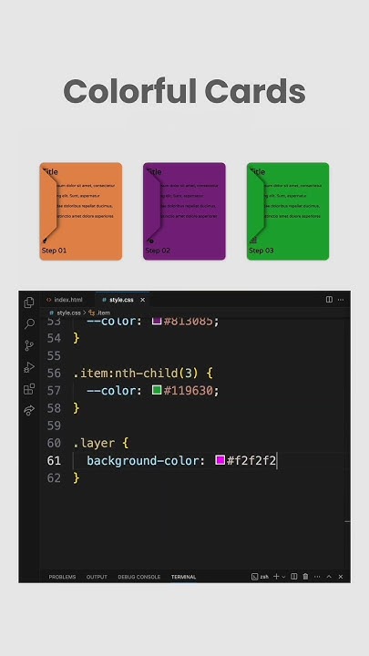 Card Color Coding Html Gridsystem Css Webdevelopment Html5 Responsivewebdesign Htmlcss 