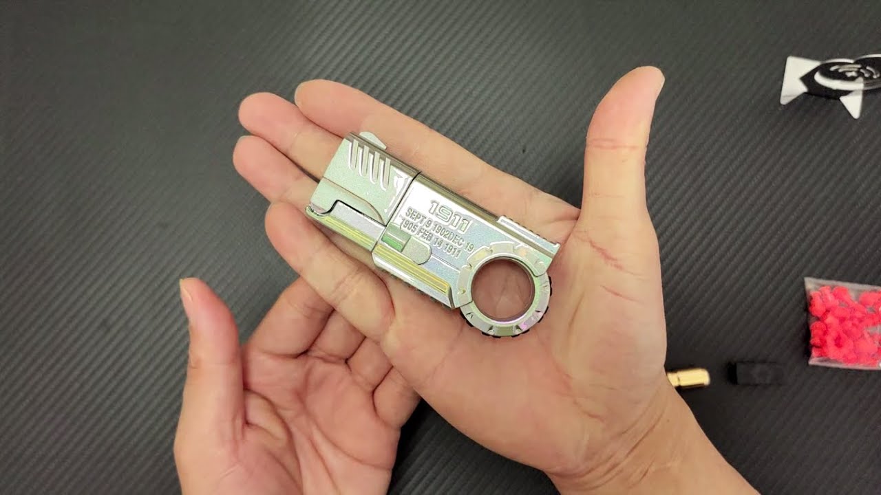 Mini Colt M1911 Finger Toy Gun Unboxing 2025 - Fidget Toy Gun - YouTube