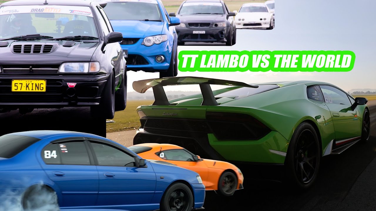 TT Lambo & K-Series NSX take on JDM & Aussie Muscle on the Runway ...