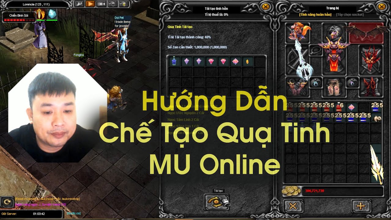 Hướng dẫn chế tạo Quạ Tinh (Dark Raven) Mu Online - YouTube