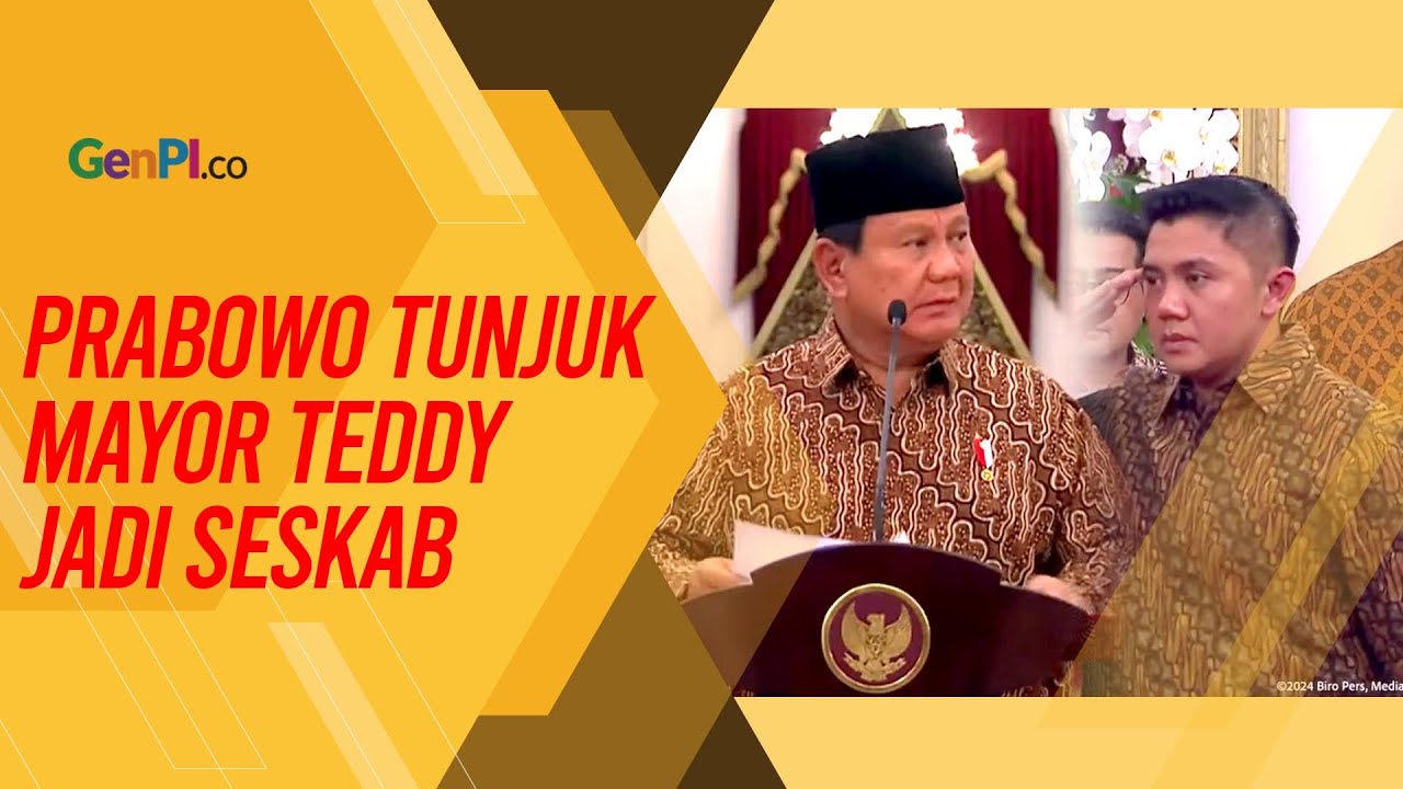 Prabowo Subianto Tunjuk Mayor Teddy Indra Wijaya Jadi Sekretaris ...