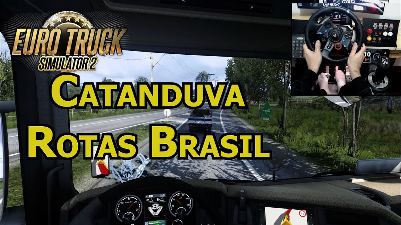 Mapa Rotas Brasil Viagem 100 Simulada Euro Truck Simulator 2 Com
