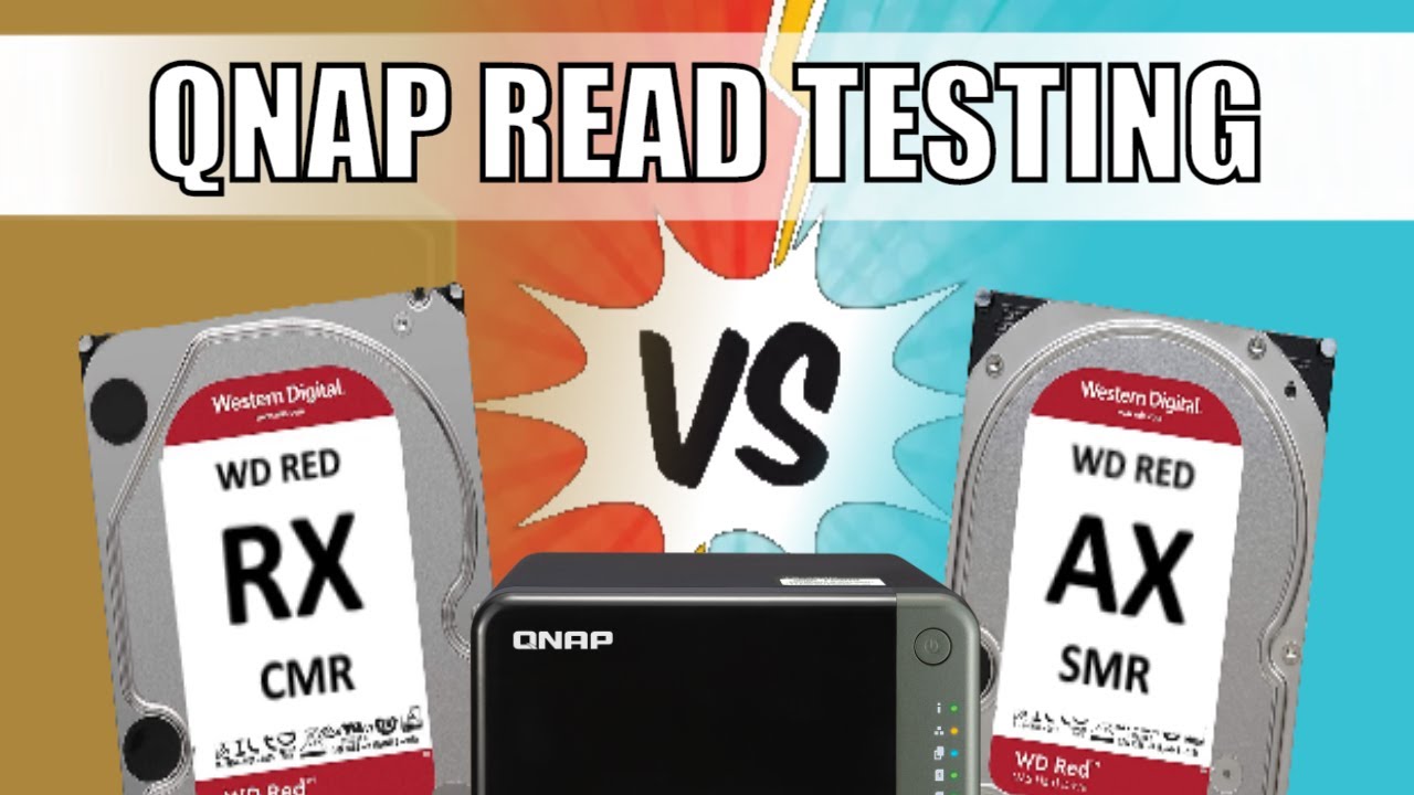 WD Red CMR vs SMR - QNAP NAS Read Performance Test - YouTube