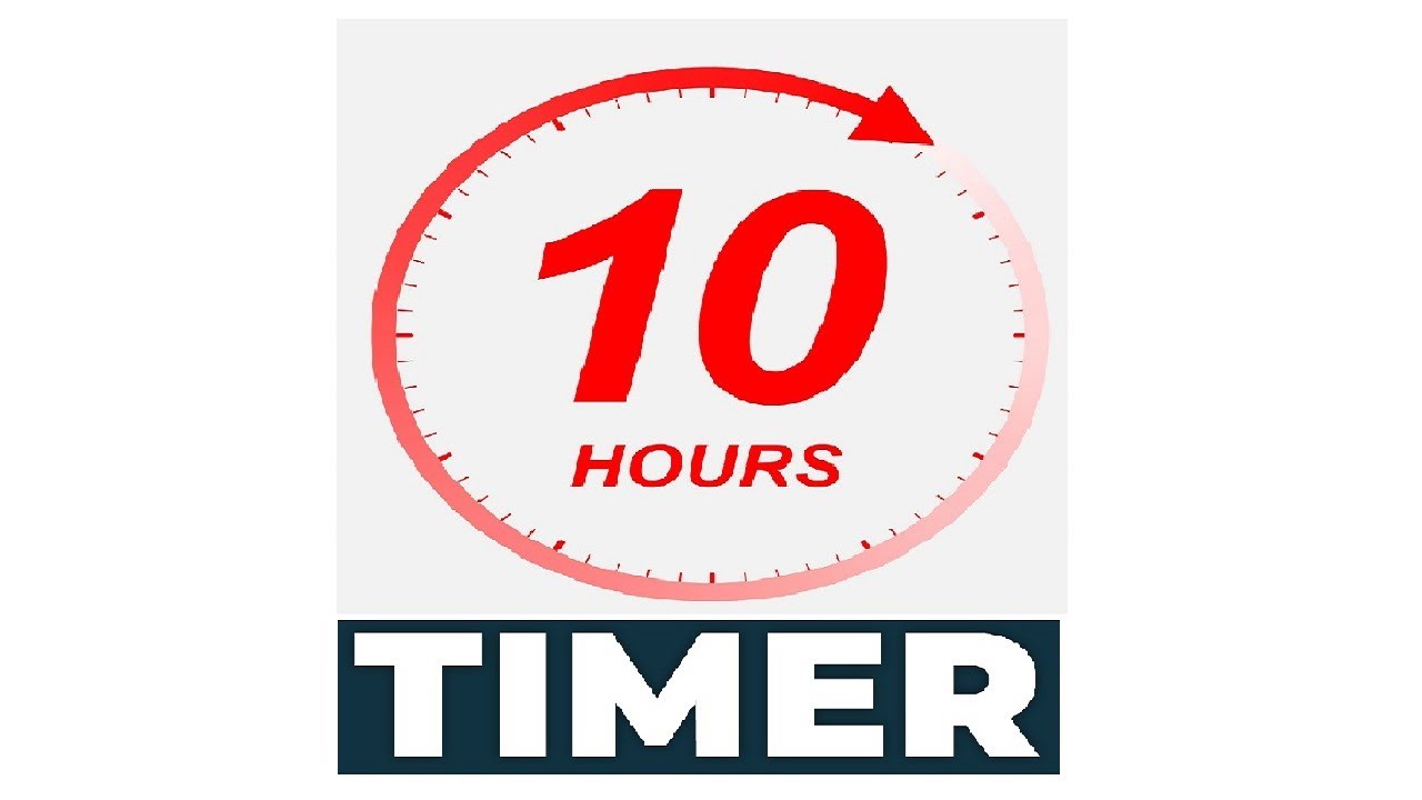 10 Hour Timer || 10 hours countdown - YouTube