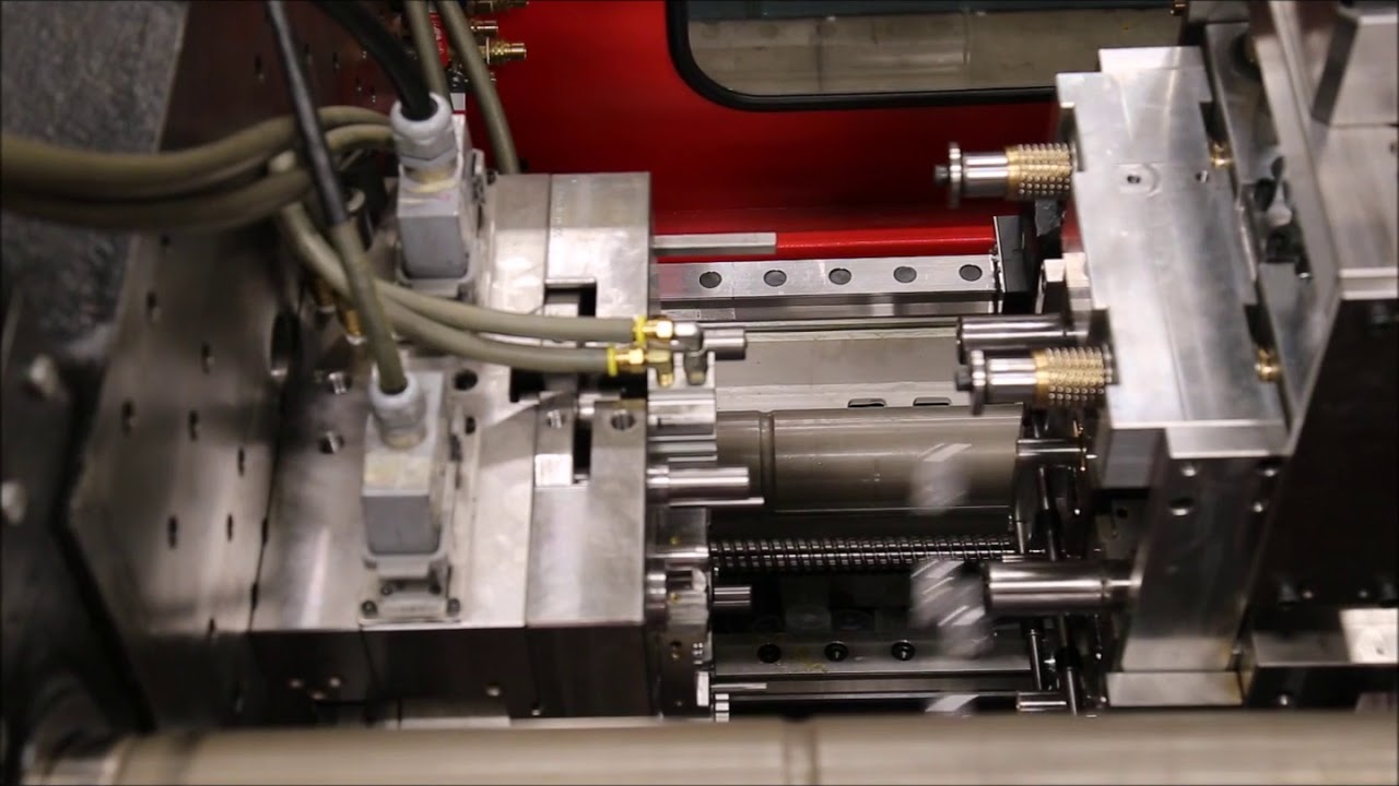 1x4 Cavity Injection Mold with Servo-driven In-mold Closing (IMC) - YouTube