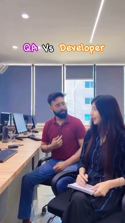 QA vs. Devs: Debugging in progress! 🐛💻 #qavsdev #OfficeHumor #officememes #cooperatelife # ...