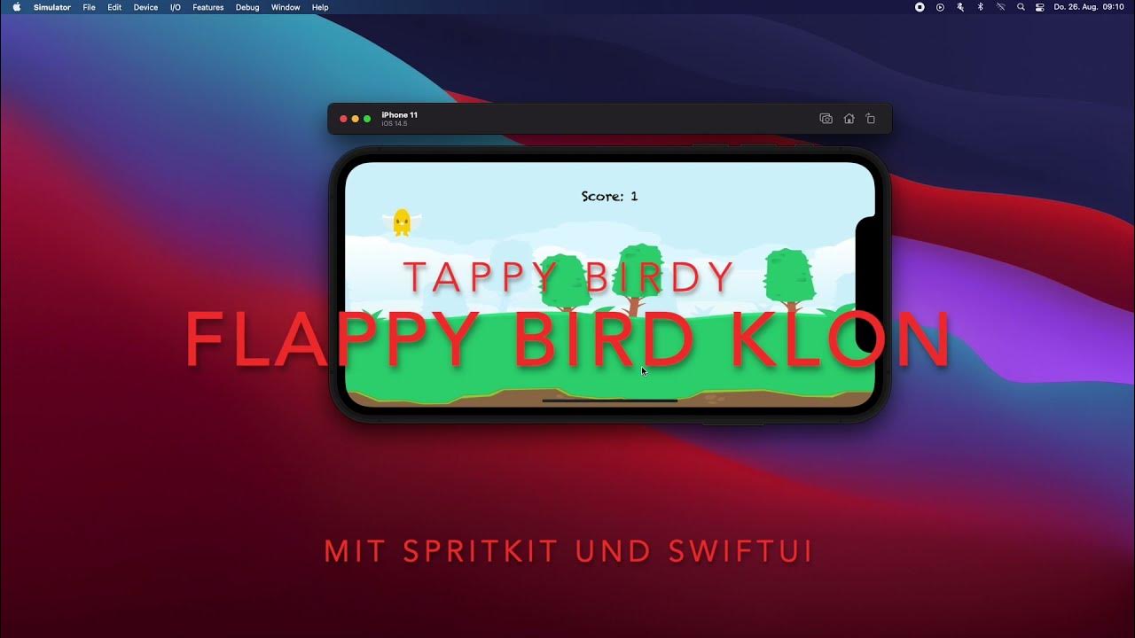 Flappy Bird Clone Part 1. Tappy Birdy with SpriteKit and SwiftUI - YouTube