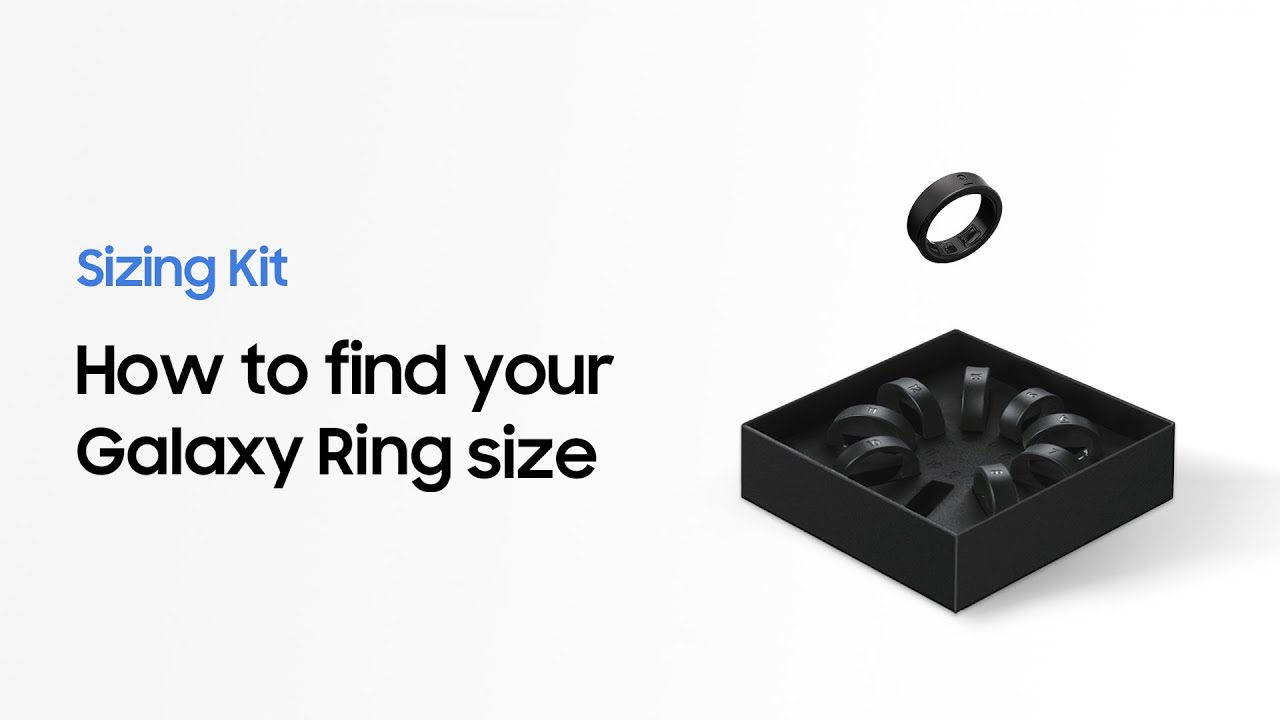 Galaxy Ring: How to find your size with Sizing Kit | Samsung - YouTube