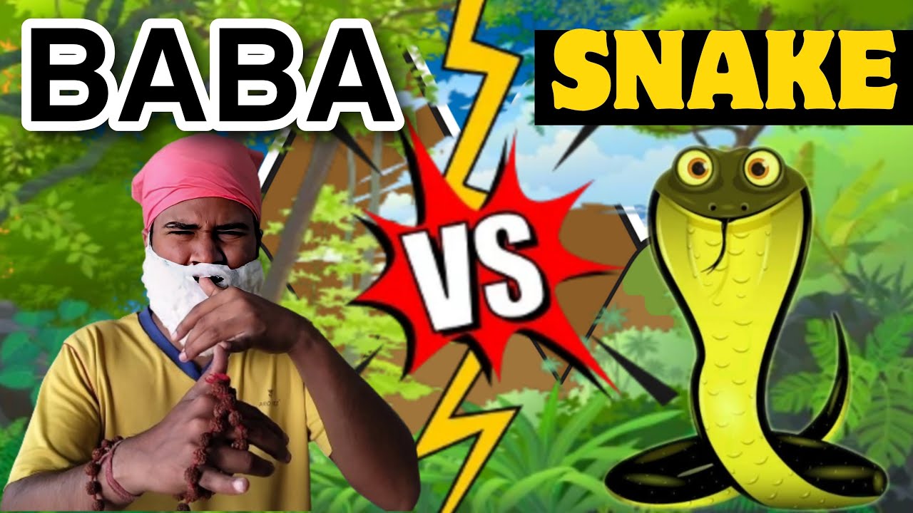 Baba vs Snake | Mere pichhe anaconda pad gaya | Mr Lala - YouTube