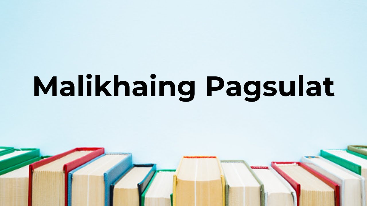 Malikhaing Pagsulat / Creative Writing - YouTube