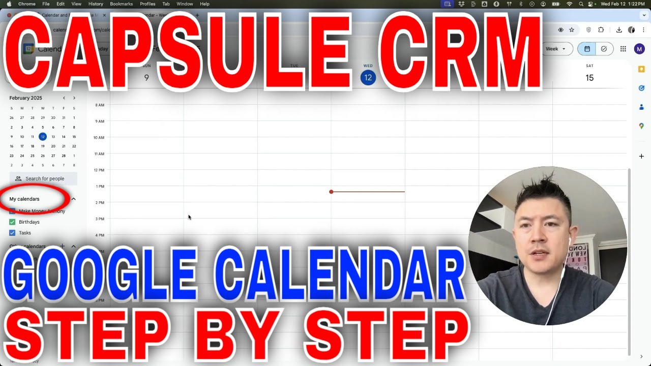 How To Link Connect Capsule CRM To Google Calendar🔴 - YouTube