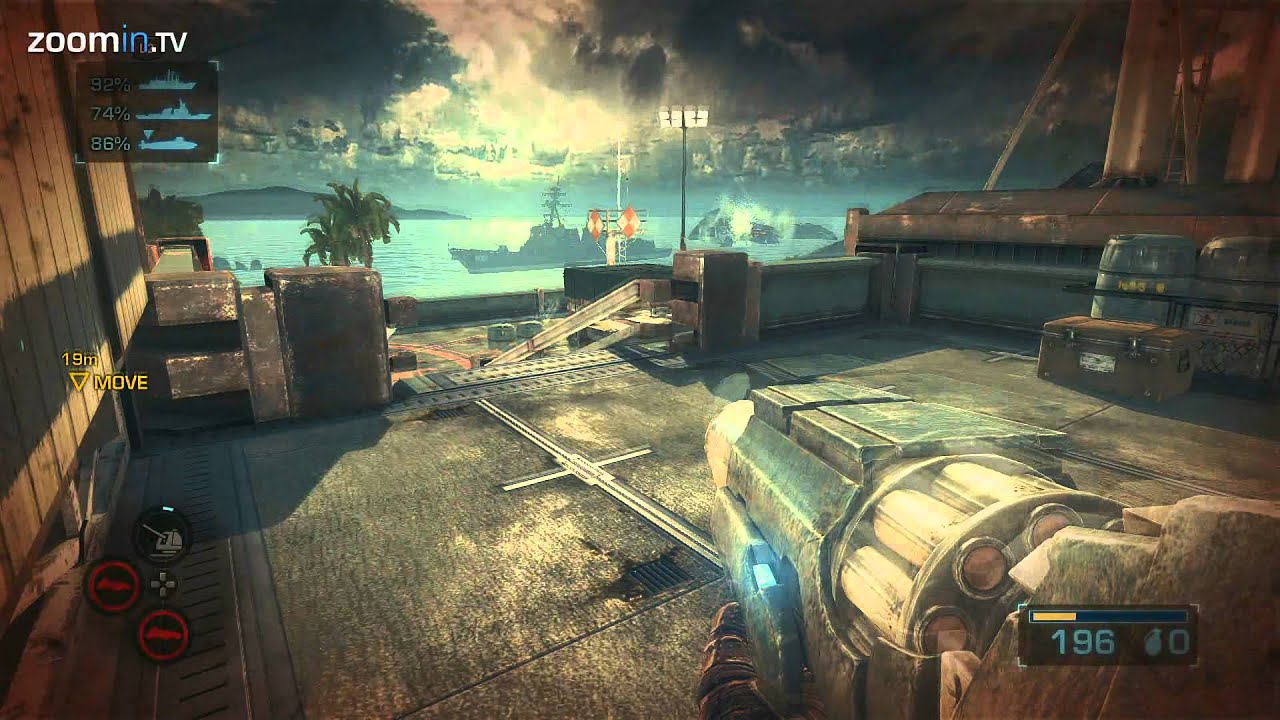 Battleship - Fighting aliens on land and water (Gameplay 1080p) - YouTube