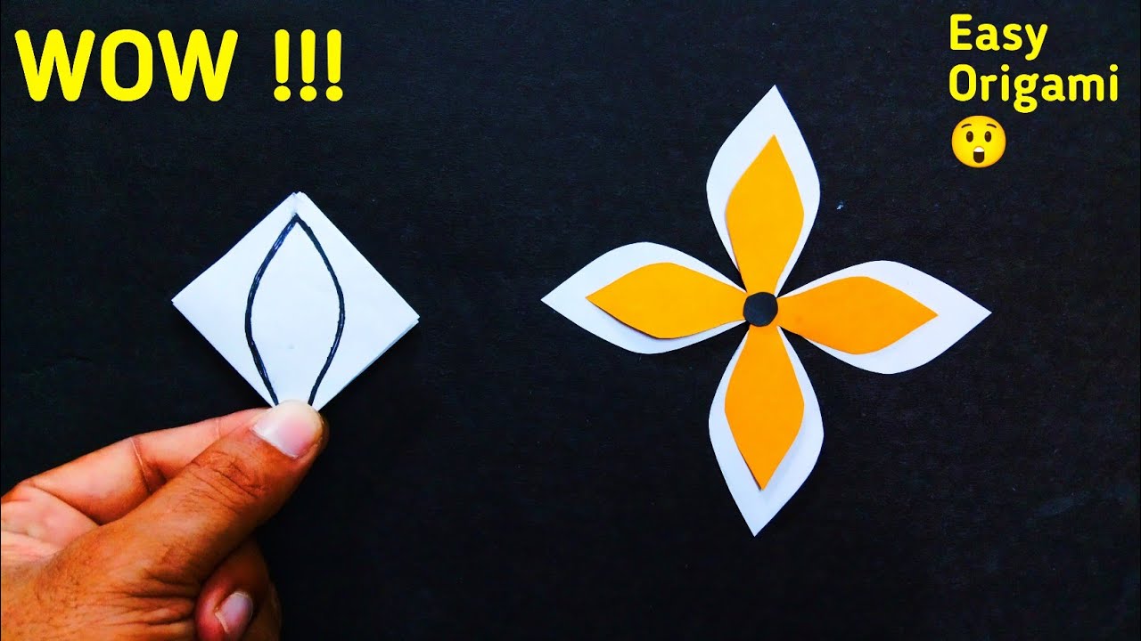 Paper flowers easy | Paper craft ideas | easy origami | how to | @rns ...