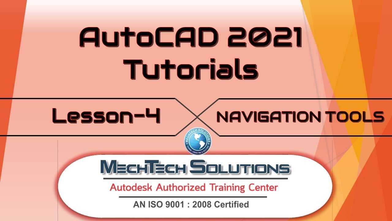 AutoCAD 2021 Tutorials Lesson -4 (NAVIGATION TOOLS) - YouTube