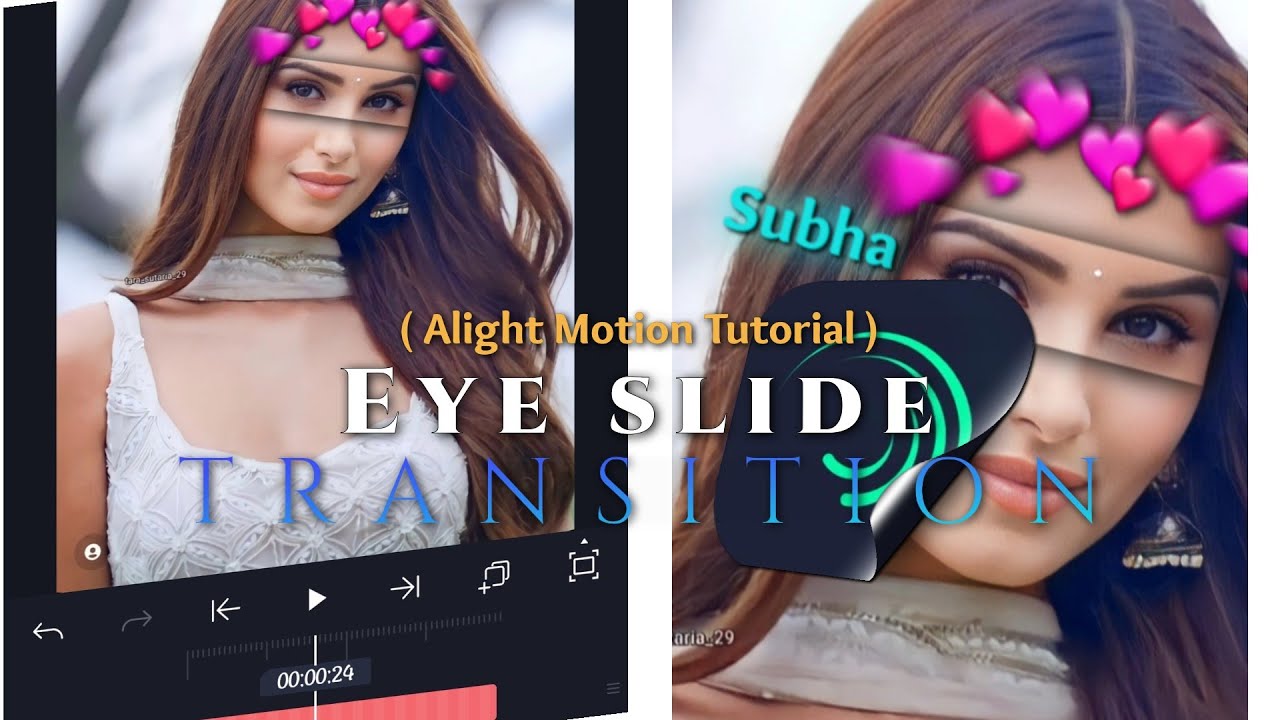 Alight Motion Tutorial || Eye Slide Transition 👀 || Presented by 👉🏻@subhaeditz18 - YouTube