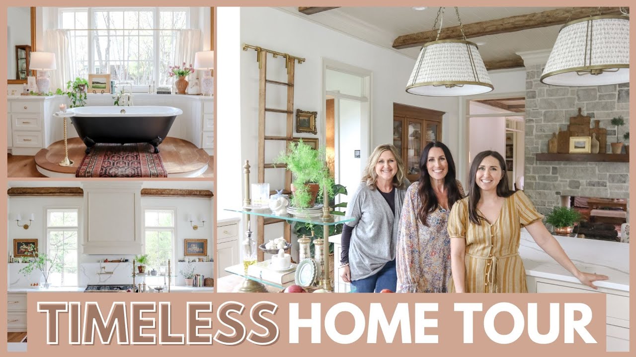 TIMELESS HOME TOUR | Traditional Home with Stunning Estate Sale Finds ...