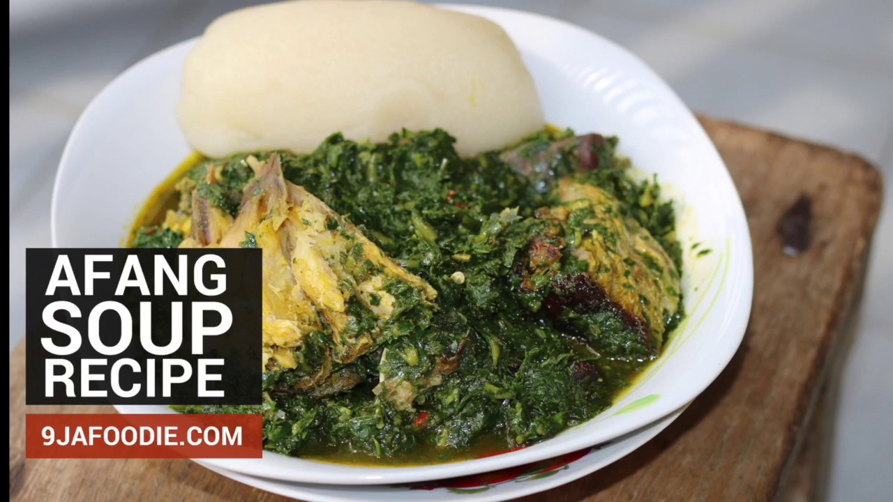 Afang Soup Recipe - YouTube