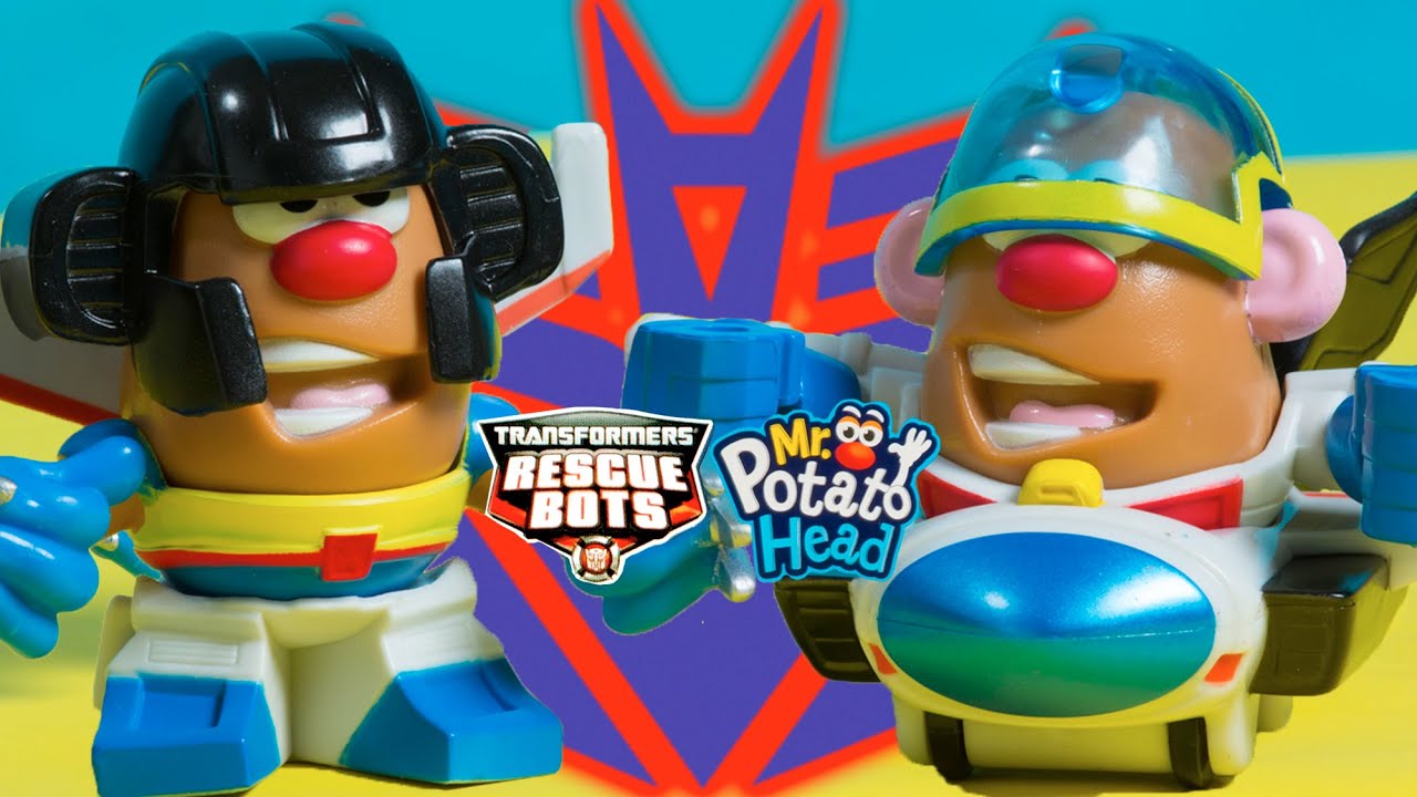 Mr. Potato Head Transformer Starscream Toy Rescue Bots Transformers Video - YouTube
