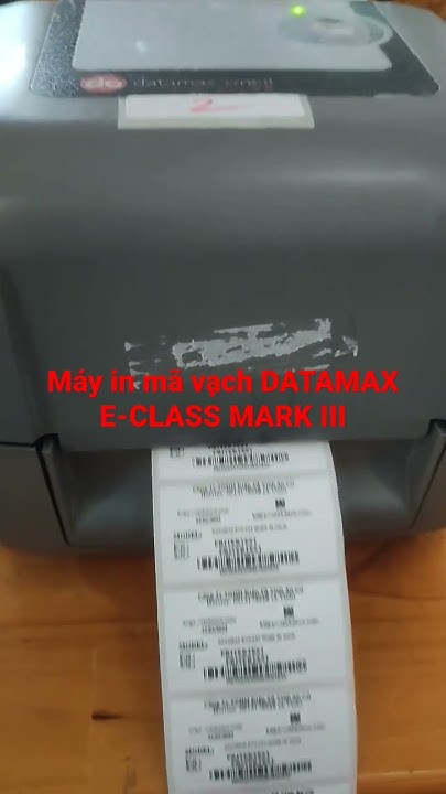 DATAMAX E CLASS MARK III - YouTube