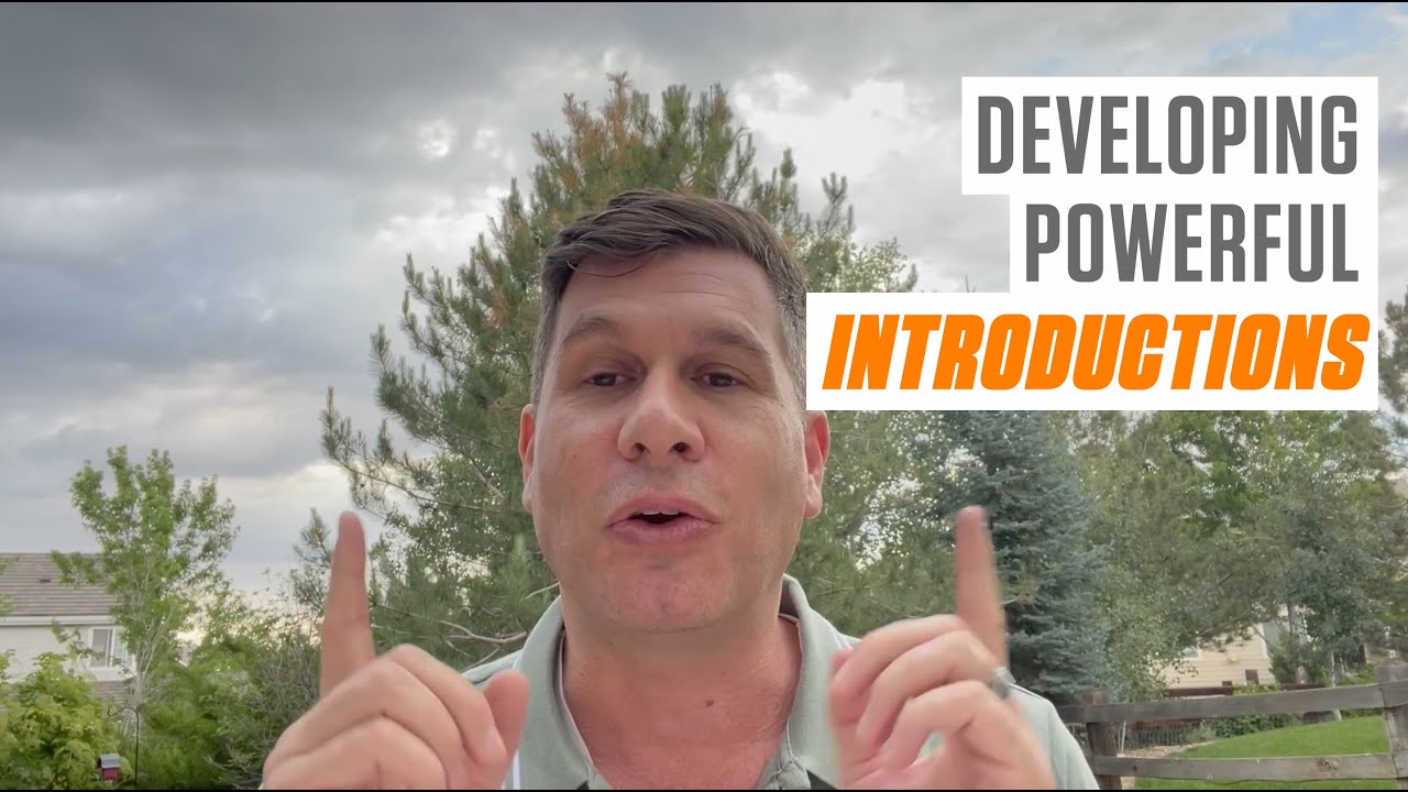 Developing Powerful Introductions - YouTube