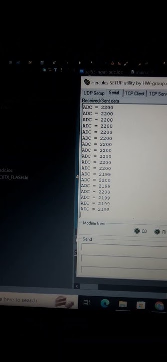 adc + interrupt - YouTube
