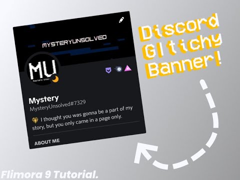 [Tutorial] | How to make A discord glitchy banner! - Flimora 9 - YouTube