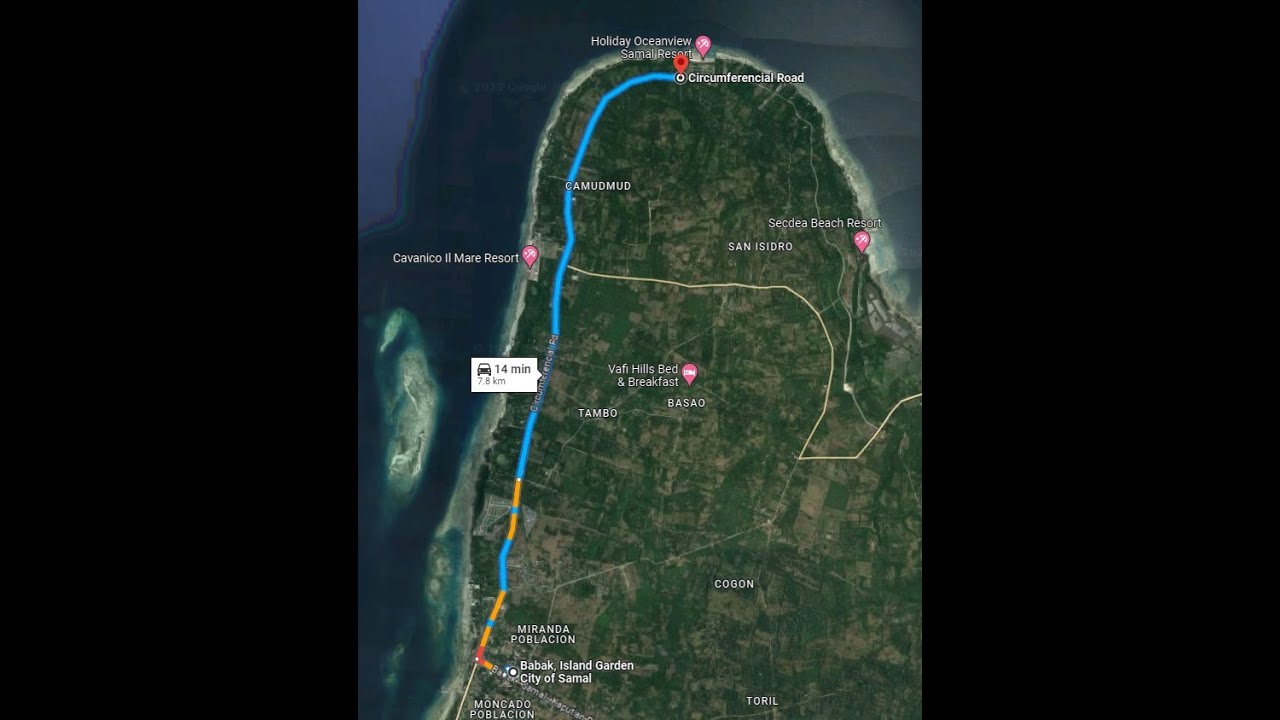 Samal Road-trip 2023 - Babak to Oceanview, Camudmud - YouTube