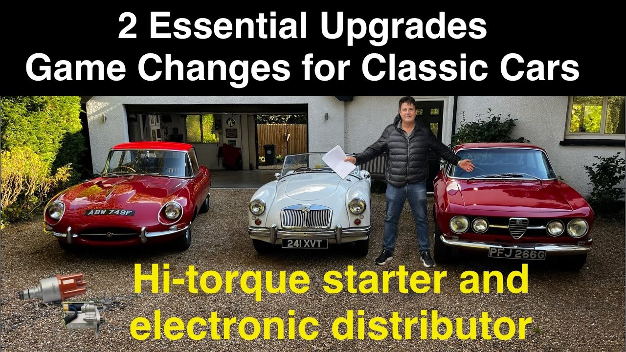 2 essential upgrades, game changers for classic cars, hi-torque starter ...