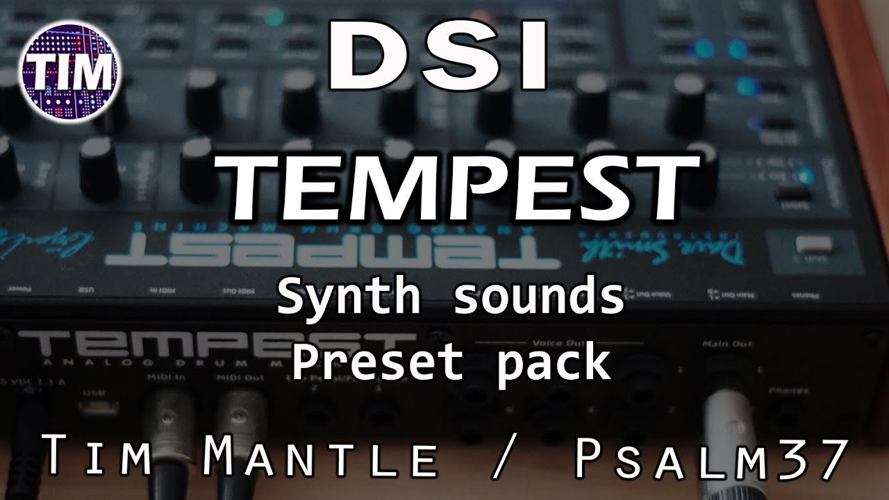 !!All New!! DSI Tempest - 128 Synth Sounds / Patches / Presets - YouTube