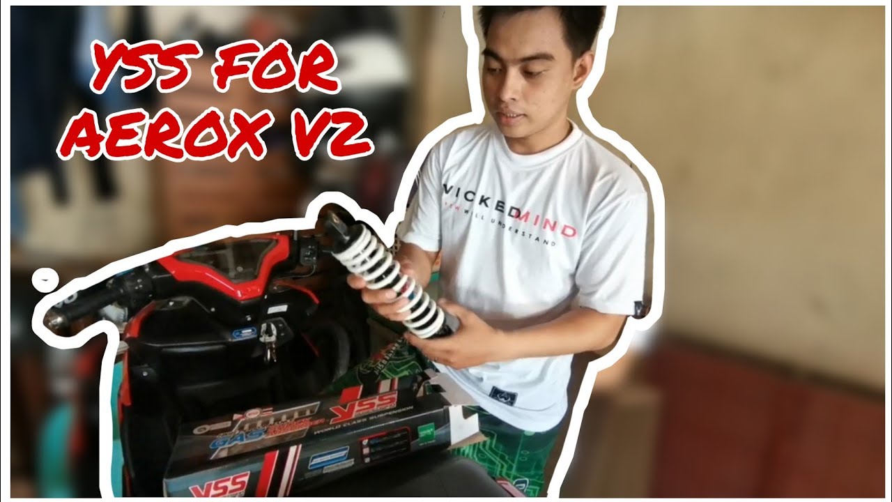 YSS SHOCK FOR AEROX V2 - YouTube
