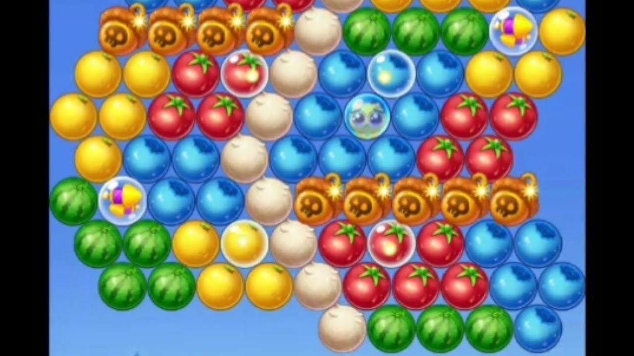 Bubble shooter splash level 17 until 23 - YouTube