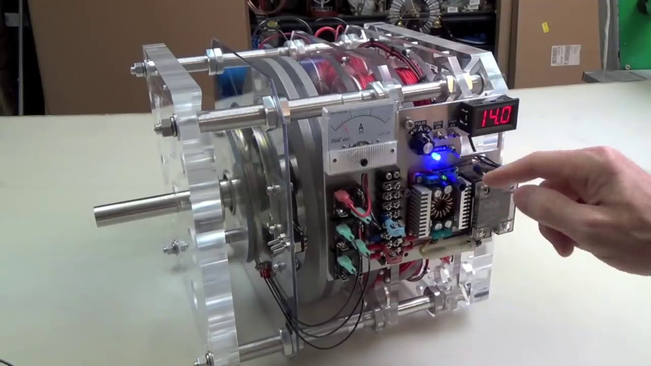 Magnetic Generator Prototype - YouTube