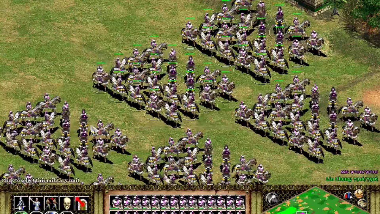 AoE 2 CONQUERORS - 300 ELITE CATAPHRACT vs 400 ELITE CHU KO NU - YouTube