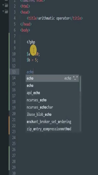 Arithmetic Operator Inphp Shorts Short Php Php8 Phpscripts Programming Phptutorialscoder 