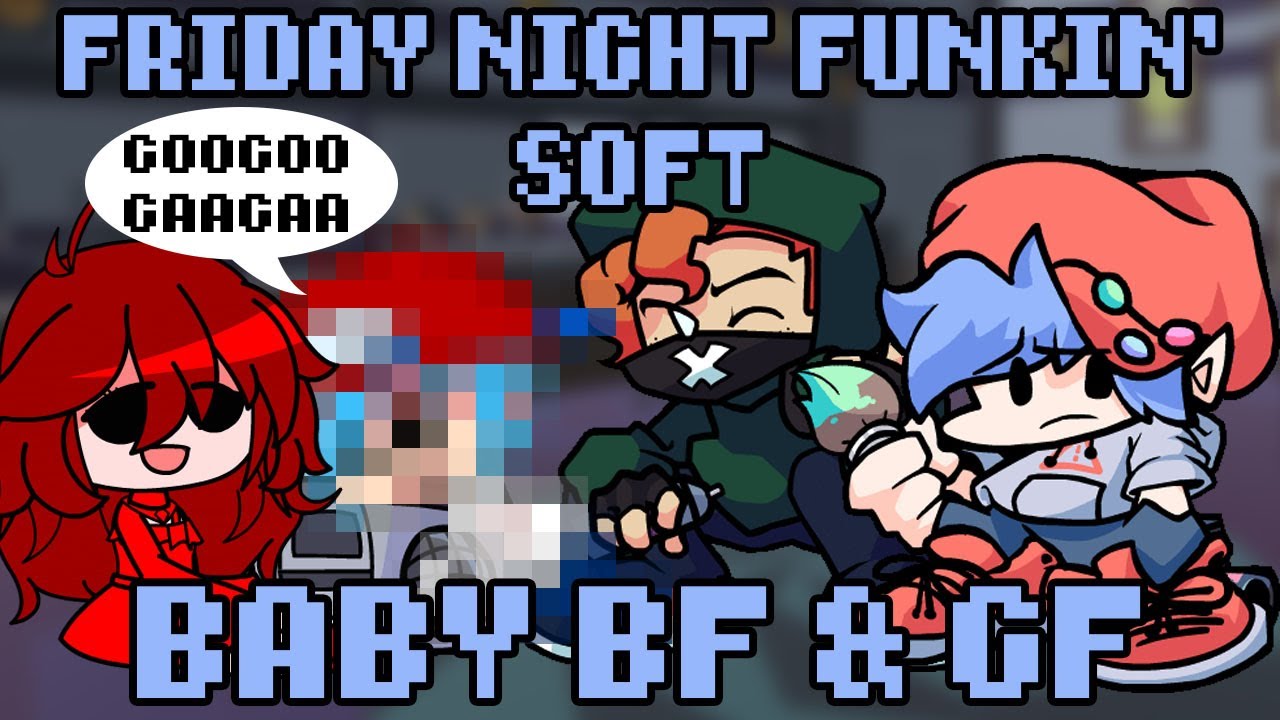 BABY BF and GF | FNF reacts to FRIDAY NIGHT FUNKIN' SOFT (Preface ...