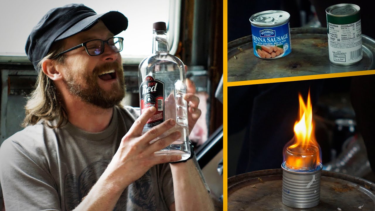 Making a Hobo Stove - YouTube