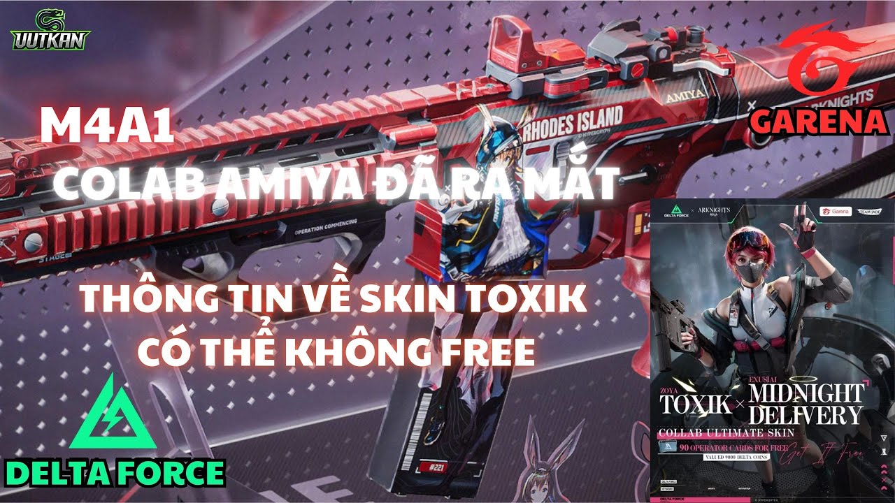 DELTA FORCE : SKIN M4A1 AMIYA CHÍNH THỨC RA MẮT - THÔNG TIN VỀ SKIN ...