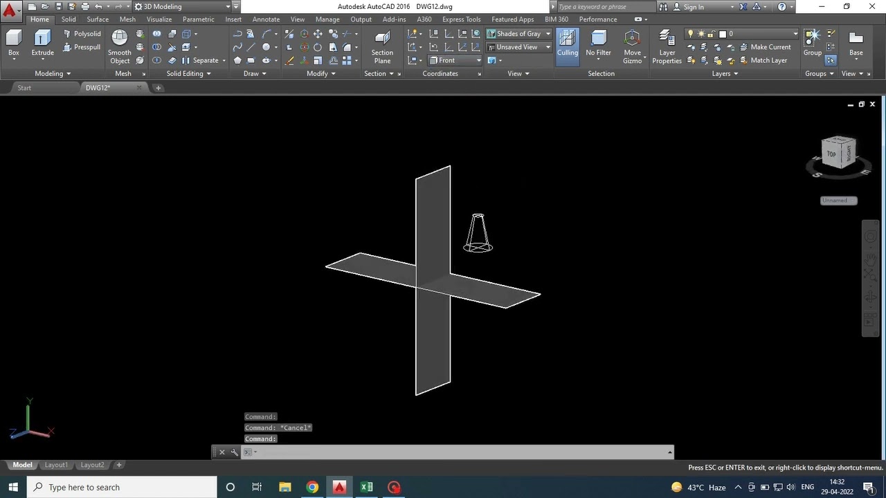 How to Find out Symbols of (Angle of Projection) in AutoCAD - YouTube